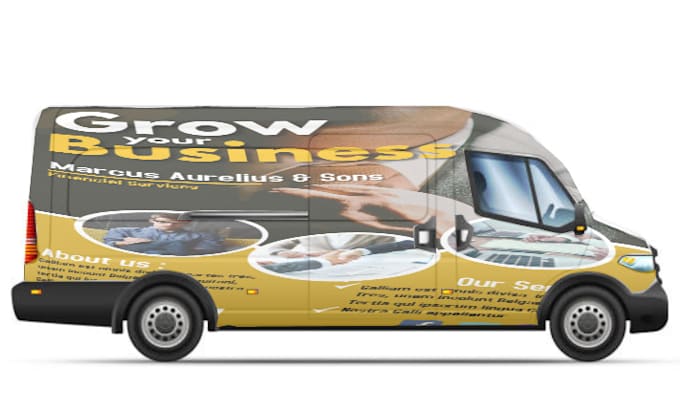 Do unique, eye catching, amazing, professional car, van, vehicle wrap ...
