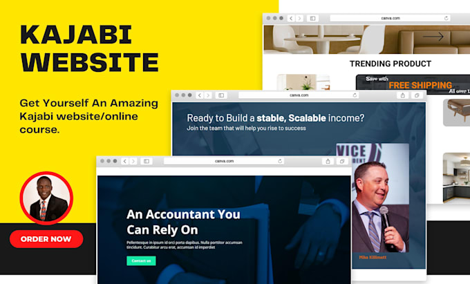 Setup your online course, build your kajabi website, landing page by ...