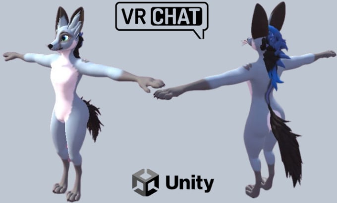 Create Vrchat Avatar Furry Avatar Nsfw Vrc Avatar 3d Vtuber Vtuber