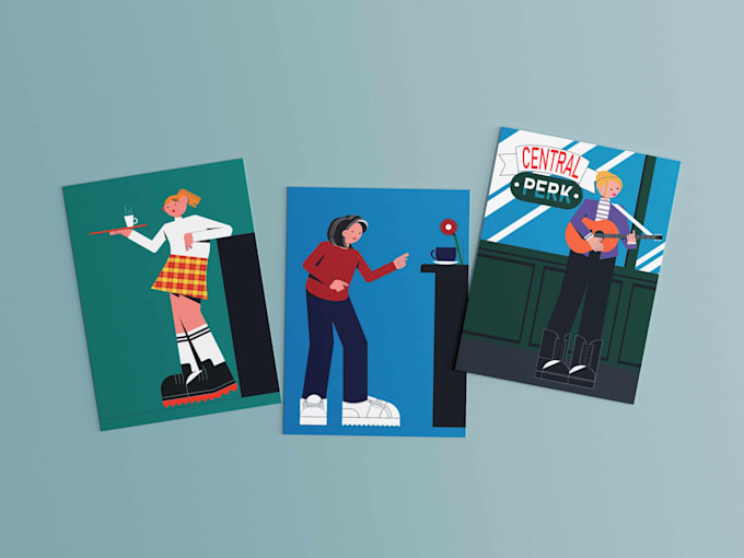 Do vector illustration in minimalistic, simple, graphic style by ...