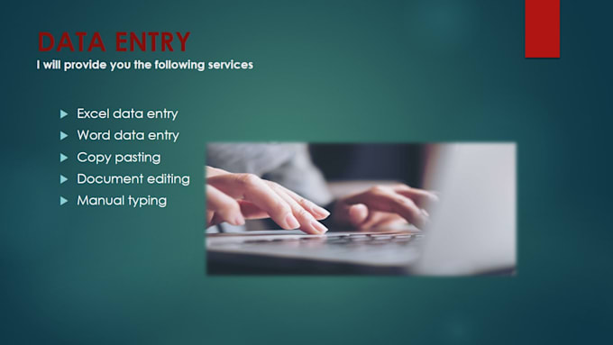 Do typing works for you with my best fast typing skills within 24 hours ...