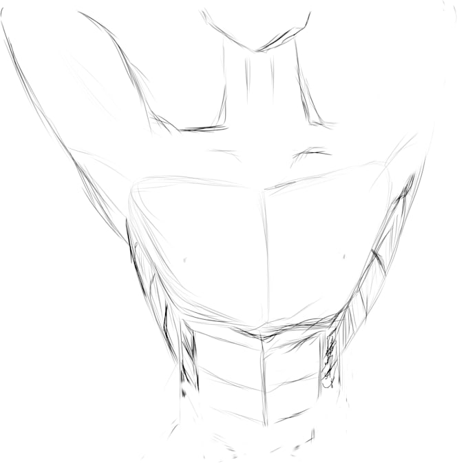 Draw a picture of a buff body with comically small legs in different ...