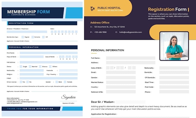 Create fillable pdf form within 2 hours by Pyrocreators | Fiverr