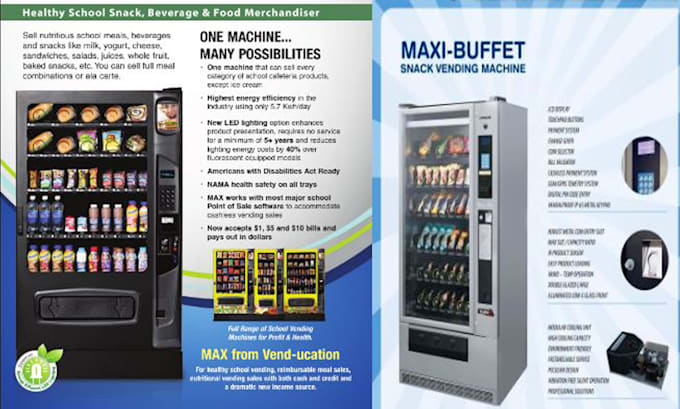 Design unique catalog amazing logo for your vending machine by ...