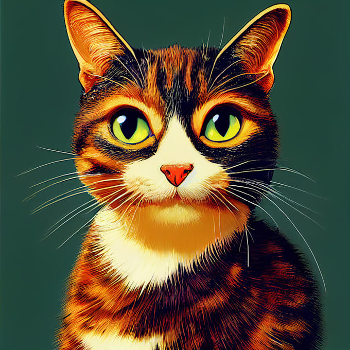 Draw pet or animal to realistic vector illustration by Jackieluna246 ...