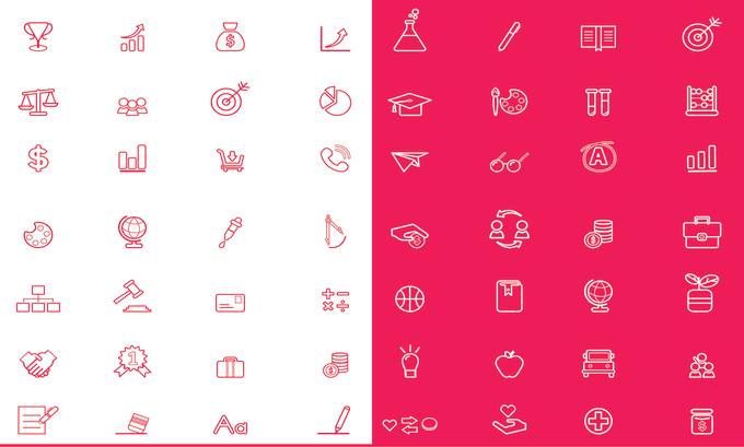 Design custom vector icon set by Asjgraphicart | Fiverr