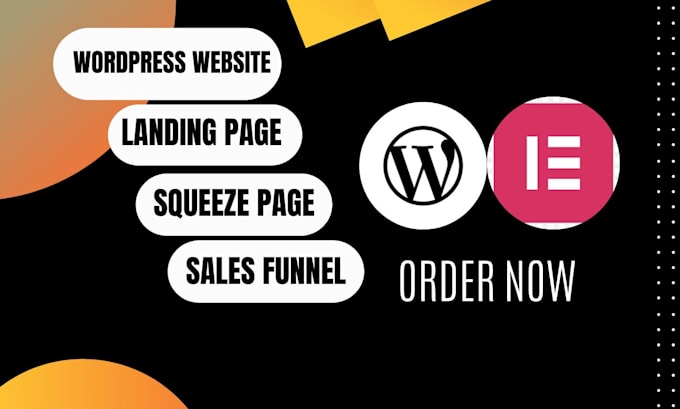 Create a responsive wordpress landing page or squeeze page using elementor by Mrsanjib | Fiverr