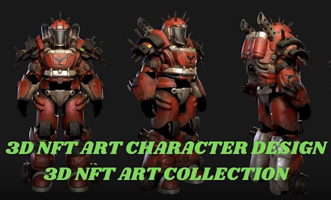Do nft art, 3d nft art, 3d nft collection, 3d nft character, 3d design ...