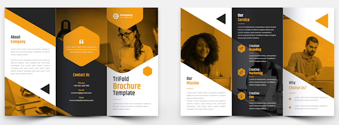 Get a lead generating brochure for your business by Ahmed7813980 | Fiverr