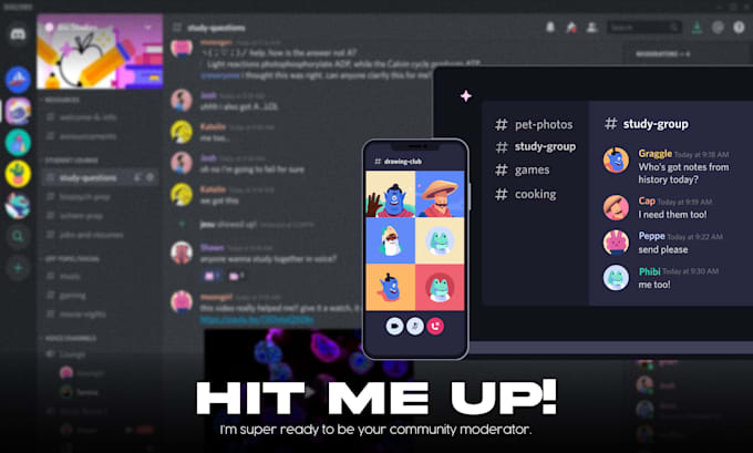 Chat and engage in your discord community discord manager, admin ...