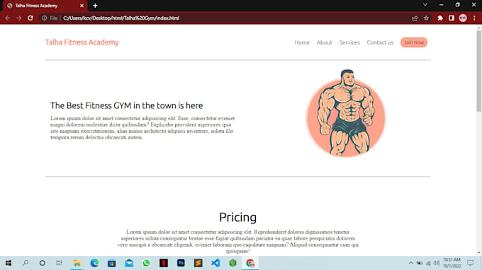 Develop Responsive Frontend With Html Css And Javascript By Mtalha