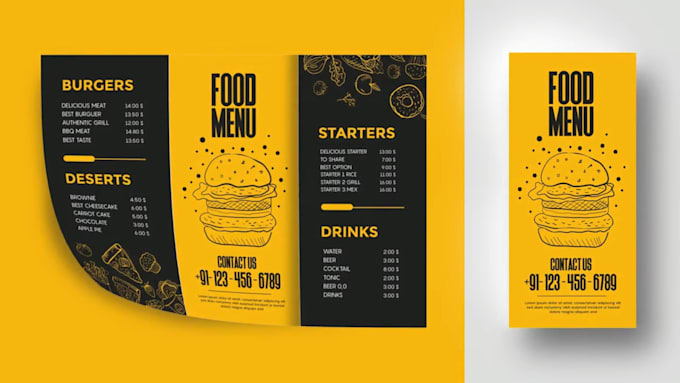 Do menu design, food menu, restaurant menu, price list by Designearth ...