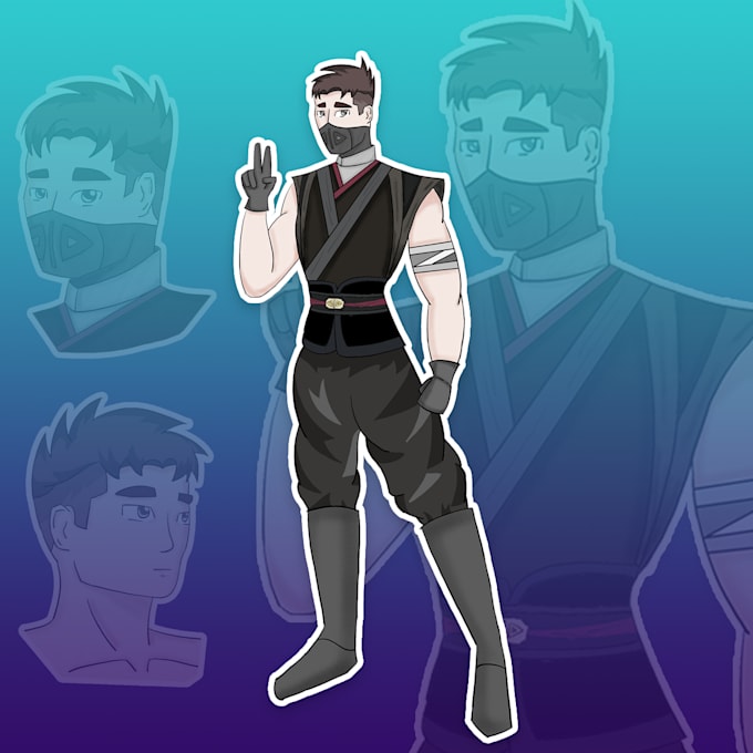 Design simple and cute 2d characters by Boiedittv | Fiverr