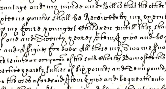 Provide handwriting transcription services in english from the 1700s by ...