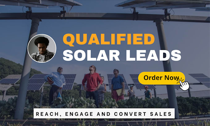 Generate qualified solar leads using facebook ads by Saleshacker_ | Fiverr