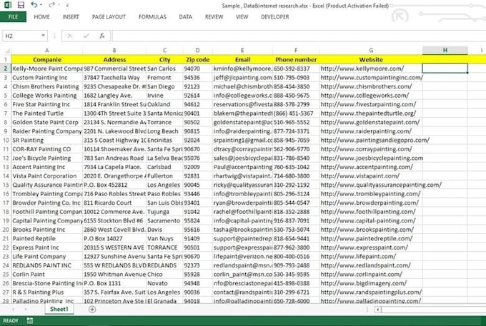 Do excel data entry and virtual assistant file conversion by Biplobict ...
