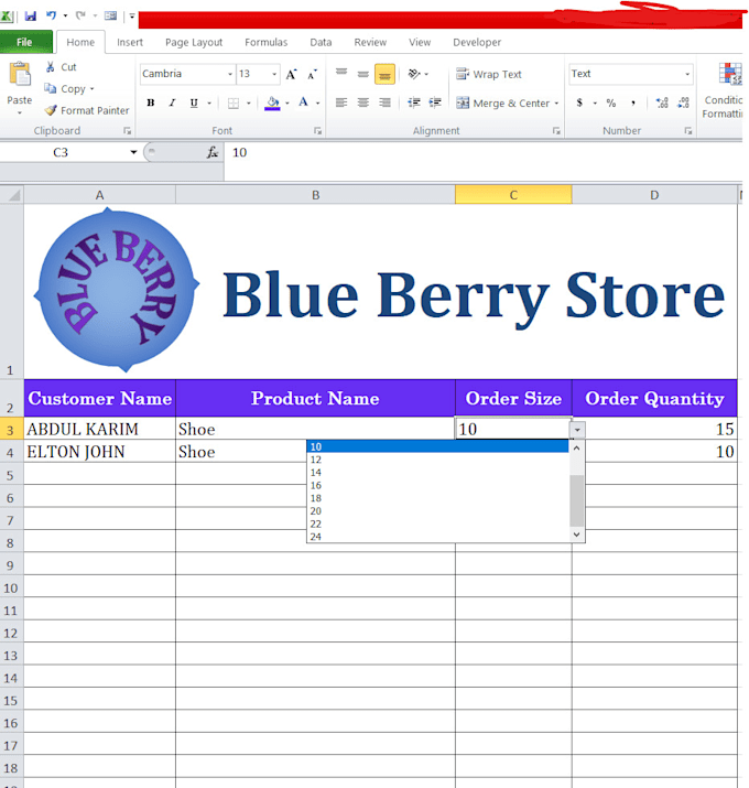 Create professional product order form template by Va_213 | Fiverr