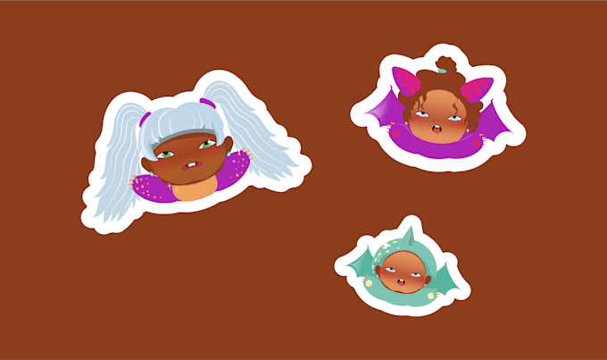 Make cute and funny character by Irinasuvorov383 | Fiverr