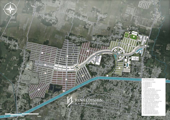 Create 2d master plan with photoshop by Rinaldisign | Fiverr