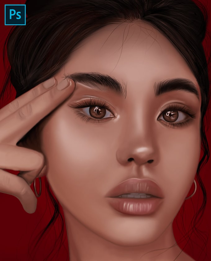 Draw you a professional and realistic digital portrait by Sinangumus ...