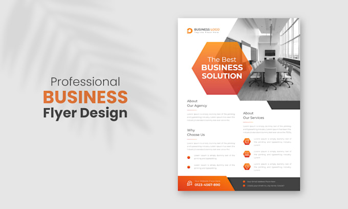Design promotional flyer and one pager leaflet by Vectplanet | Fiverr