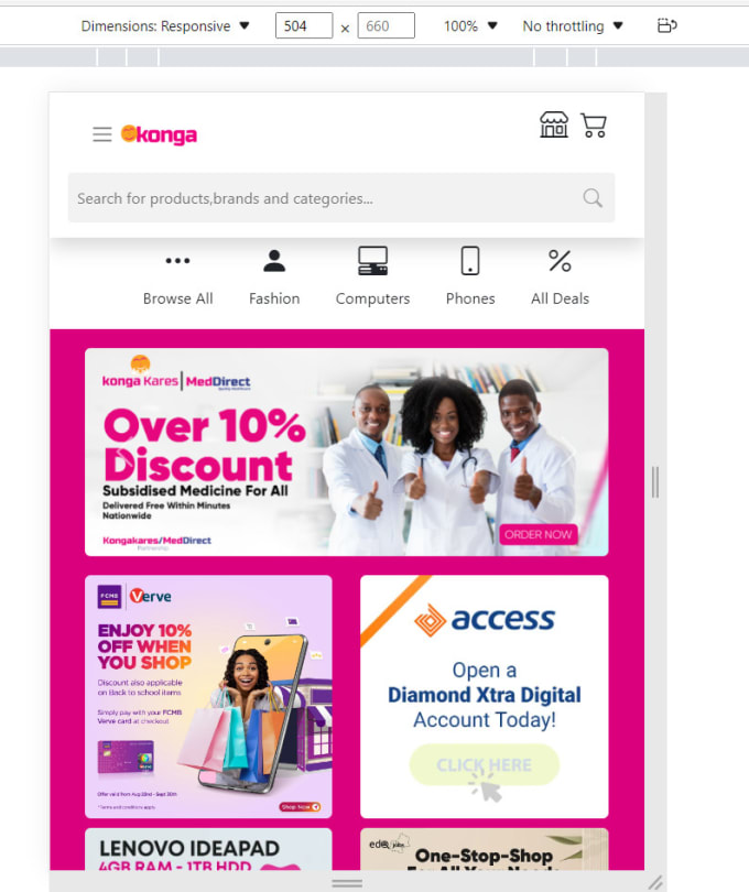 Create A Custom Ecommerce Website Using Html Css Javascript Bootstrap By Yinde04 Fiverr