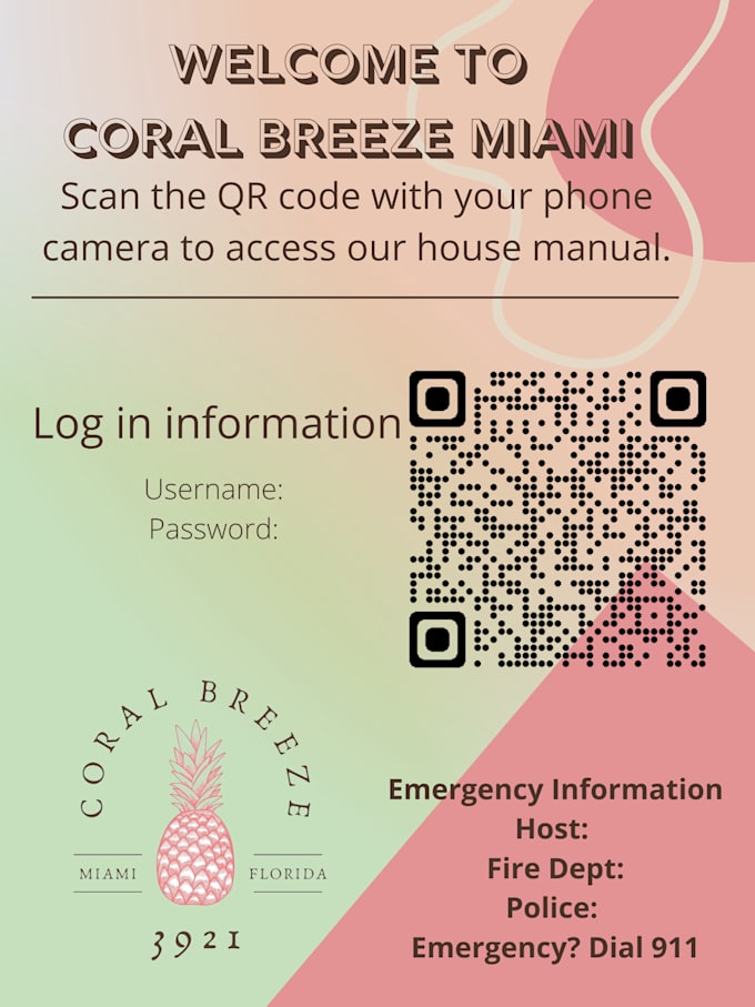 Create a digital house manual and qr code for your vacation rental ...