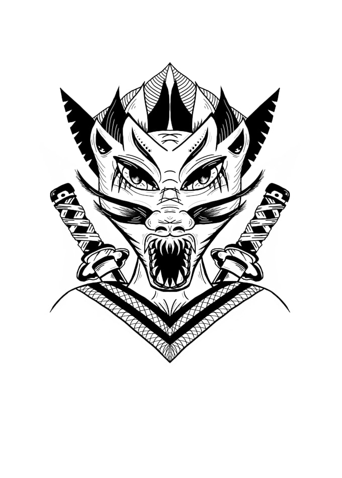 Do creepy, dark cartoon drawings by Witchnightmares | Fiverr