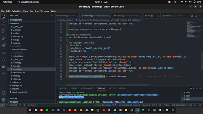 Create backend application using python django restframework by ... Create backend application using python django restframework by ...