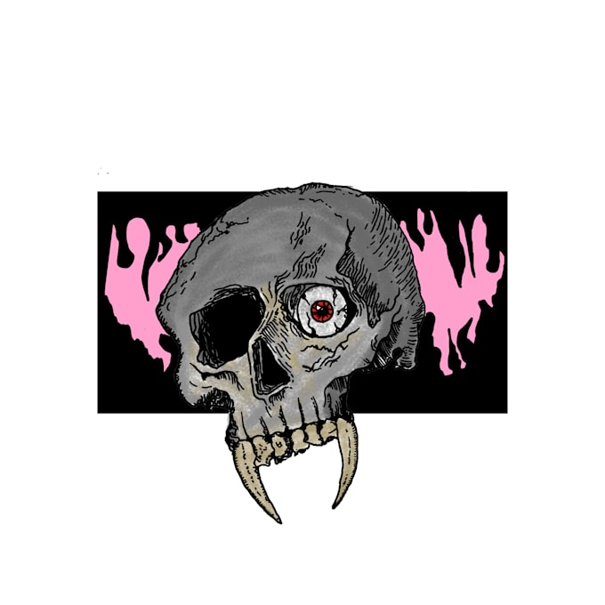 Draw anything dark, horor, brutal, hardcore art illustration by ...