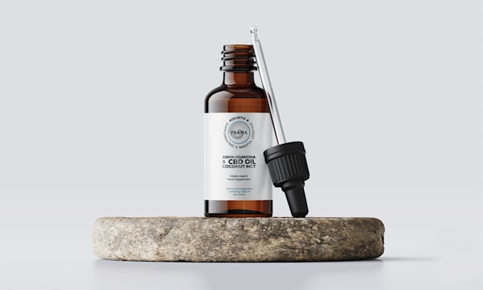 Do cbd label design, packaging design and bottle label design by Anas ...