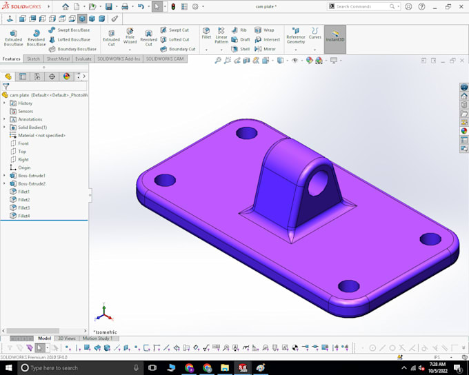 Use solidworks for 3d modelling,drawing and rendering by U_d3e3177cbdf0 | Fiverr