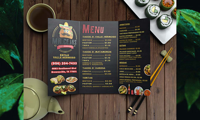 Do food truck menu restaurant flyer food poster and brochure by ...