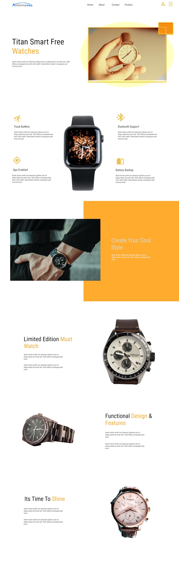 Create creative web ui design by Uiuxweb288282 | Fiverr