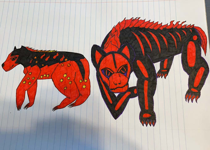 Create personalized characters or creatures for you by Artbyinferno ...