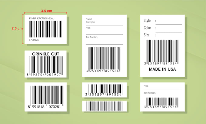 Create label barcodes for your products in 1 hour by Sirinsibron | Fiverr