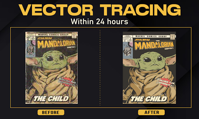 Vector tracing logo images anything by Inkk_studio | Fiverr