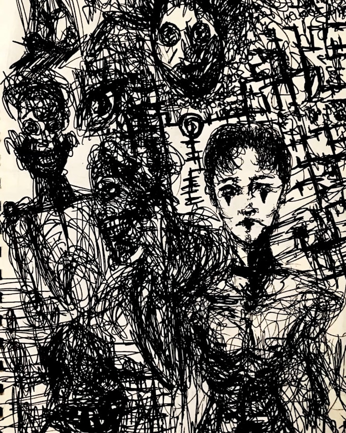 Draw some creepy horror art for you by Jamezo_o | Fiverr