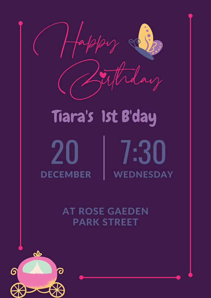 Design beautiful modern minimalist invitations, cards, ads by ...