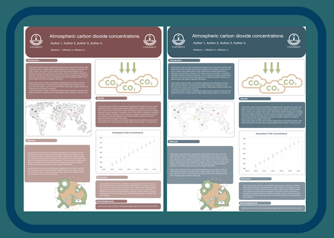 Create an attractive but professional scientific poster by Urrutiaof ...