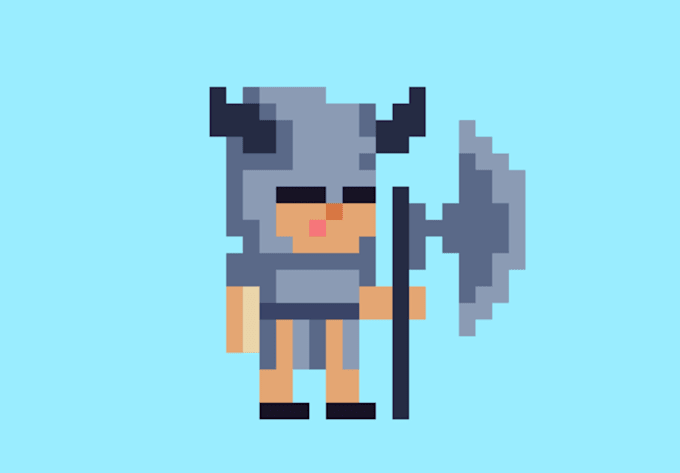 Make pixel art 8 bit, character pixel or icons pixel by Lineart_id | Fiverr