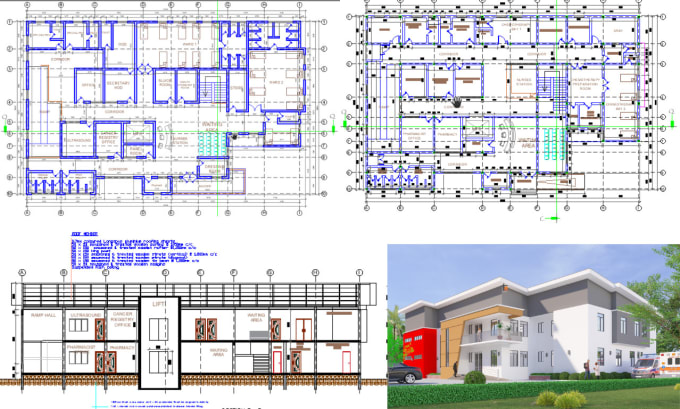 Draw and redraw 2d house plan 2d floor plan autocad 2d floor plan by Tm ...