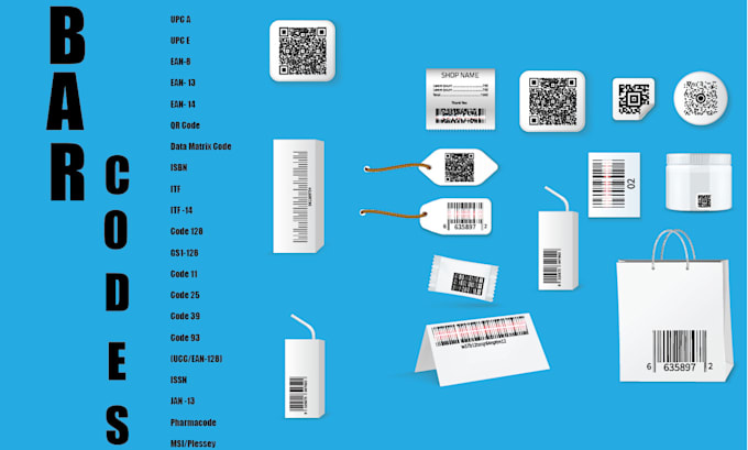 Create barcodes and qr codes for your products by Aqibmehmod | Fiverr