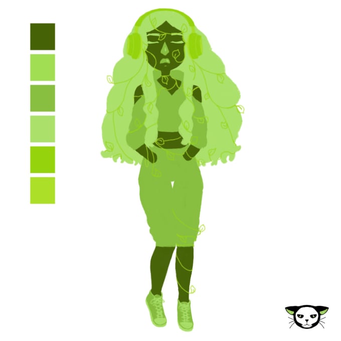 Draw A Custom Character According To A Color Palette By Pooolpe Fiverr