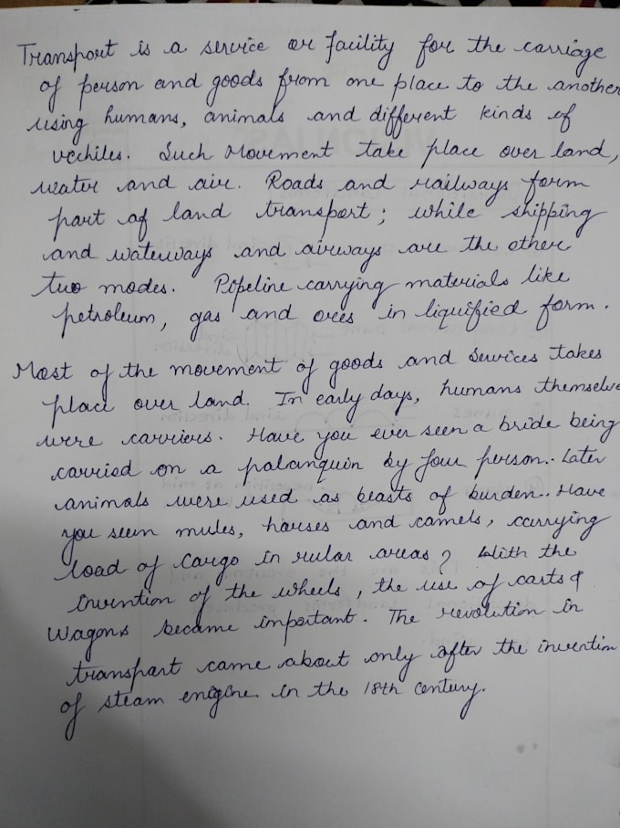 Write anything for you in beautiful handwriting by Sheetal444 | Fiverr