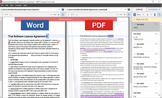 Do pdf convert to word, excel and jpg by Sabrul1 | Fiverr