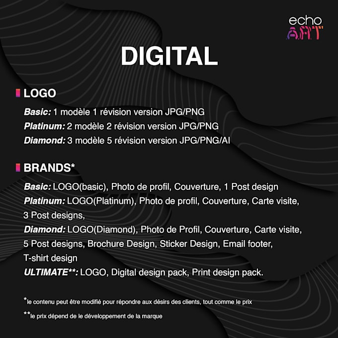 Unique and original logo by Echoart25 | Fiverr