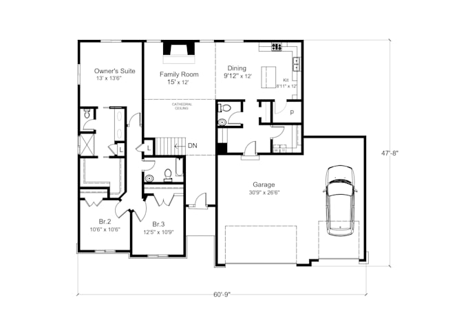 Dibujar plano arquitectonico 2d en autocad