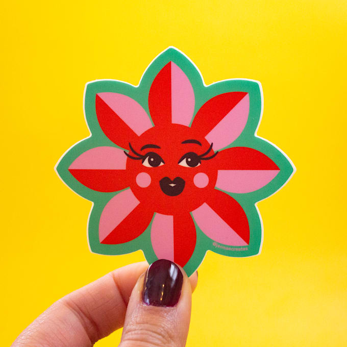 Design a custom sticker by Jennaecreates | Fiverr