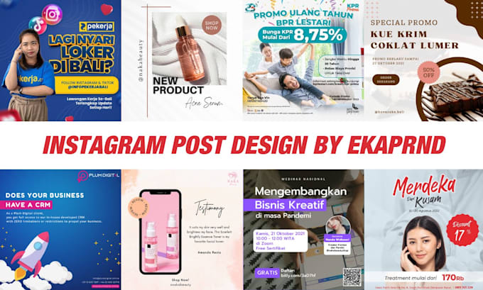 Create incredible instagram post designs for your business or project ...